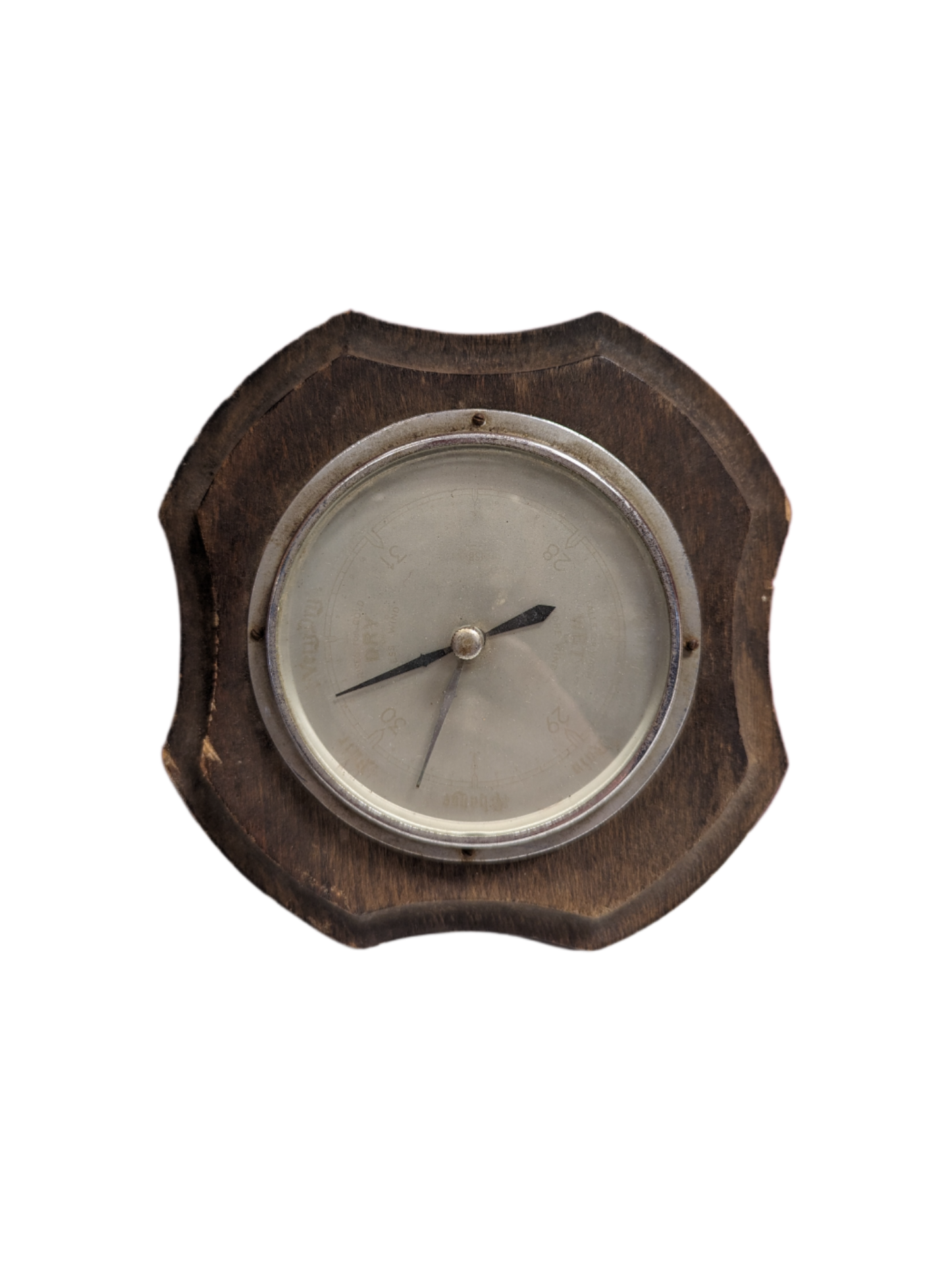 0360107 Wooden Crest Plaque Clock - Stockyard North