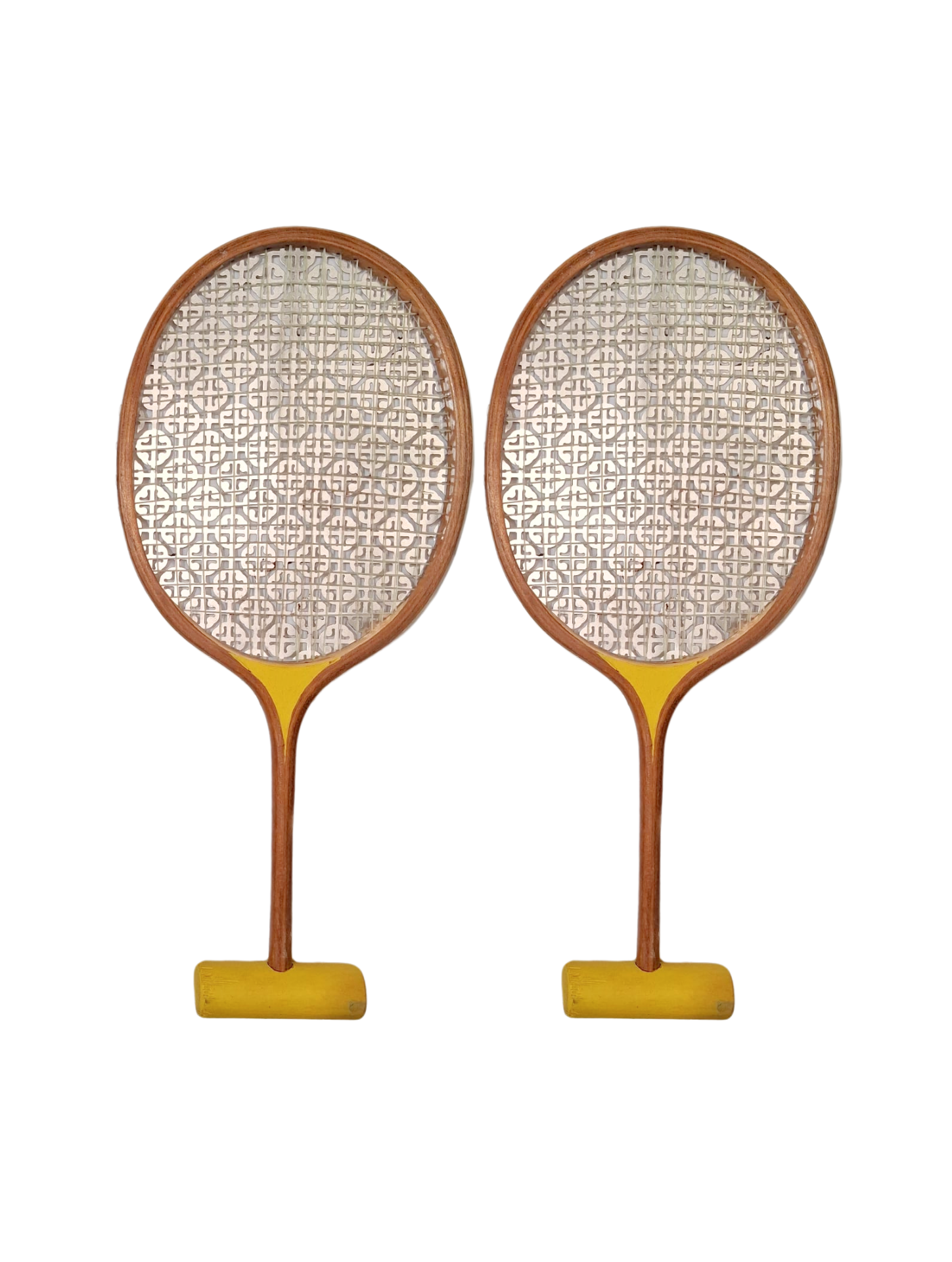 7900117 SPORTS: Unique Antique Wooden Tennis Rackets - Stockyard North