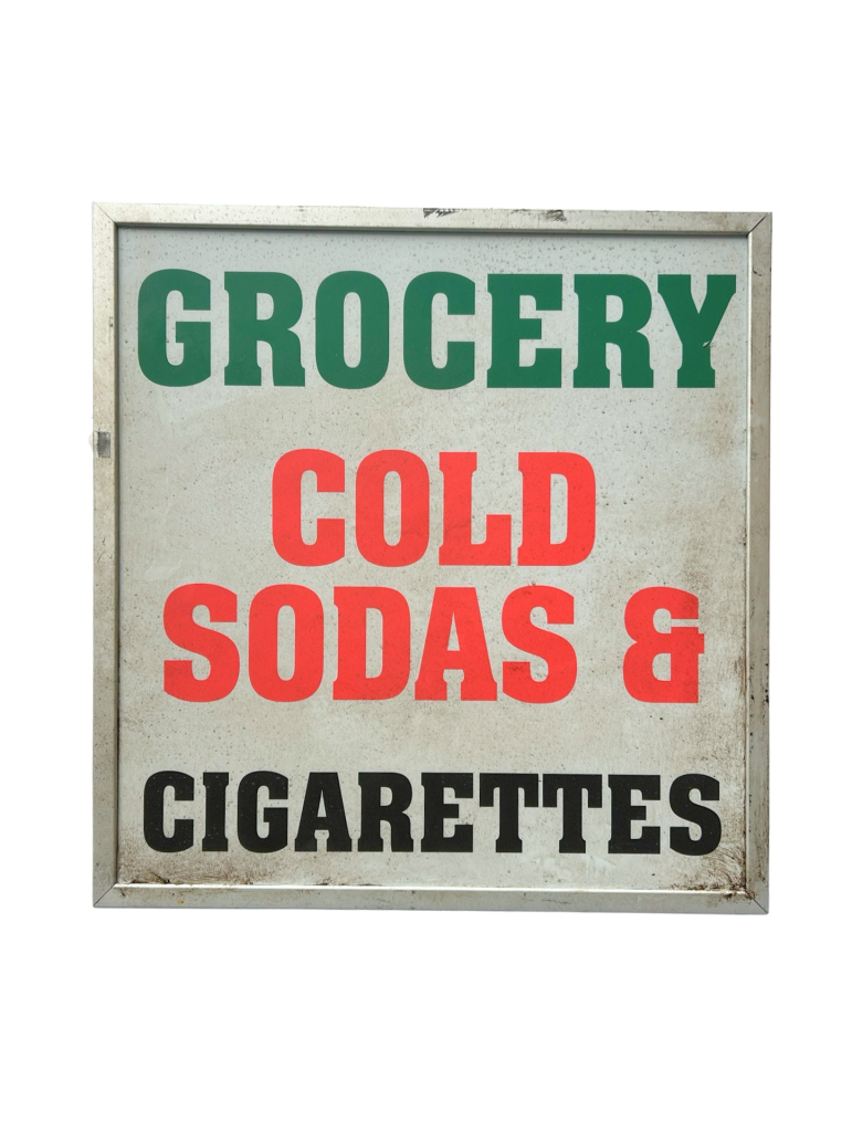6900039 Light Up Shop Sign (61cm L x 63cm H x 18.5cm D) - Stockyard North